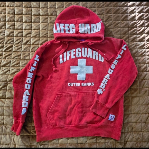 Tops | Lifeguard Outer Banks Hoodie Unisex Small | Poshmark